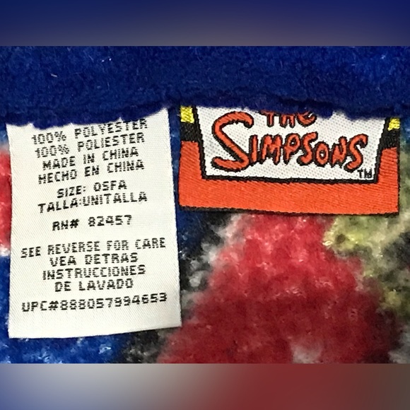 Simpsons | Other | Rare Homer Simpson Lazy Fleece Plush Wrappie Lounge ...